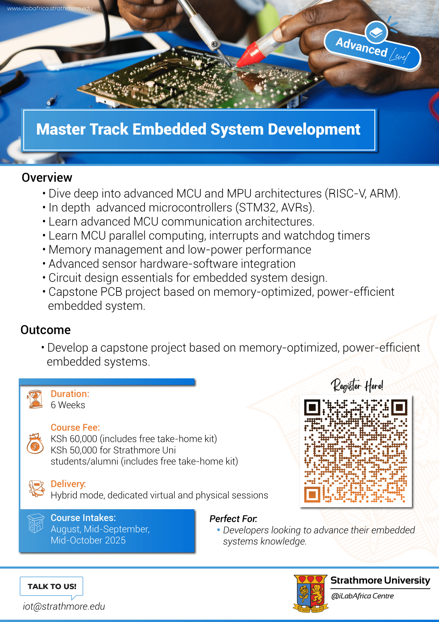 Master Track Embedded System Development - @iLabAfrica