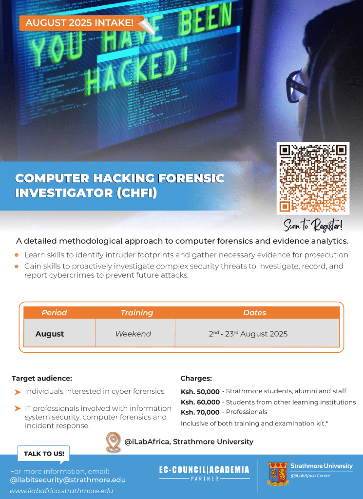 Computer Hacking Forensic Investigator (CHFI) - @iLabAfrica